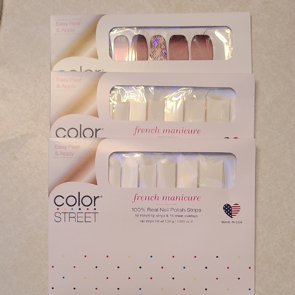 Color Street | Bath & Body | Color Street Set 2 French Manicure And ...